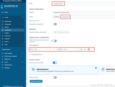 Docker安装Postgres 数据库 技术栈