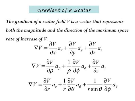 Vector Calculus
