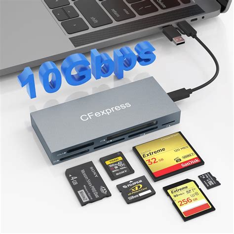 cfexpress type a card reader 6 in 1 usb 3 2 10gbps