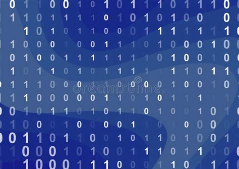 Binary Computer Code Background Stock Vector Illustration Of Light