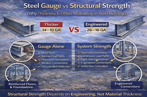 Steel Gauge Vs Structural Strength Why Thickness Misleads