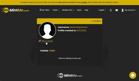 how to add a phone number mintme