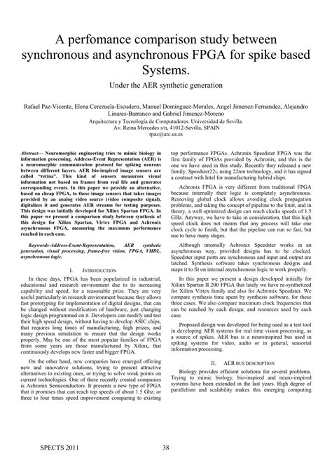 Pdf A Perfomance Comparison Study Between Synchronous And