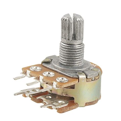 Buy New Lon0167 B500k Linear Dual Potentiometer Pots 8mm Knurled Shaft