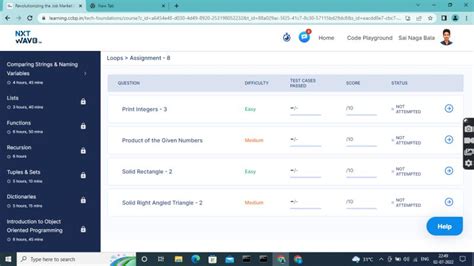 Day6 Ccbp Ccbpian Nxtwave Python 30daysofcodechallenge Sai Naga Bala Kanchi