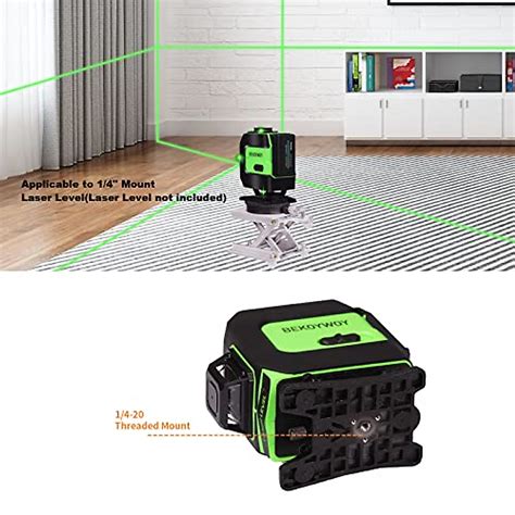 Bekoywoy 360 Degree 2 In 1 Rotating Base Lifting Platform Laser Level Adapter 1 4 And 5 8