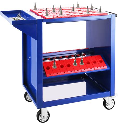 Bt30 Cnc Tool Trolley Cart Holders Toolscoot 4 Wheels Storage Rolling