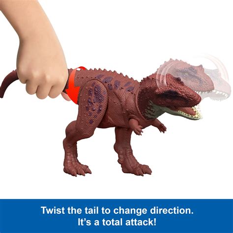 Jurassic World Rebirth Wild Roar Aucasaurus Dinosaur Toy Mattel