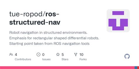GitHub Tue Ropod Ros Structured Nav Robot Navigation In Structured Environments Emphasis For