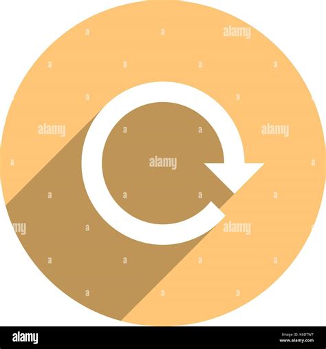 Circular Arrow Reset Button Hi Res Stock Photography And Images Alamy