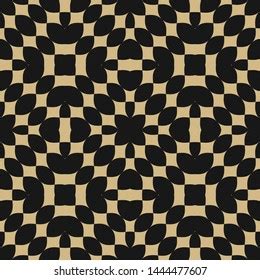 Golden Abstract Geometric Seamless Pattern Vector Stock Vector Royalty Free
