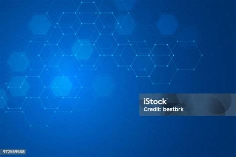육각형 디자인 과학 배경입니다 분자 구조와 기하학적 추상 배경 0명에 대한 스톡 벡터 아트 및 기타 이미지 0명 개념 건강관리와 의술 Istock
