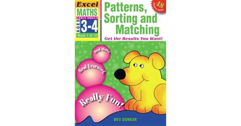 Lilydale Books Excel Early Skills Maths Book 1 Patterns Sorting