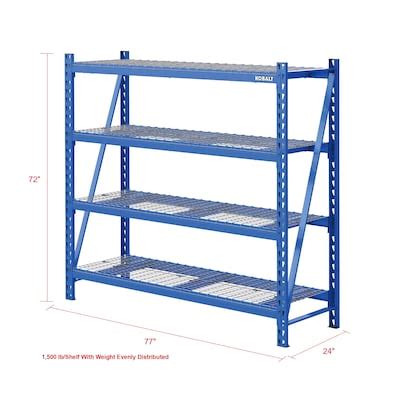 Blue Shelves And Shelving At