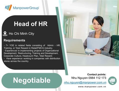 Nhu Nguyen On Linkedin Jobopportunity Headofhr Hcmc Headofhr