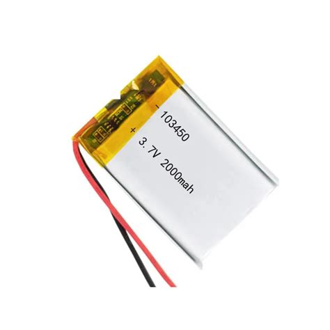 3 7v 2000mah Oplaadbare Lipo Lithium Polyemer Platte Batterij 103450 Otronic