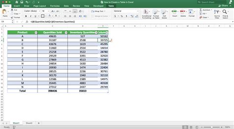 How To Make A Table In Excel Compute Expert