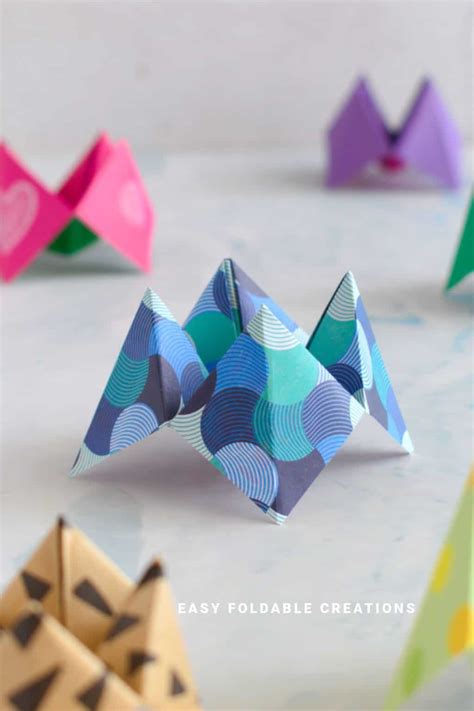 Origami Fortune Teller Easy Foldable Creations
