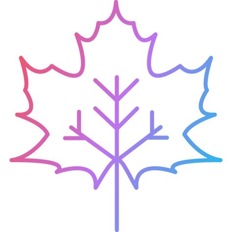 Maple Leaf Generic Gradient Icon Maple Leaf Generic Gradient Icon
