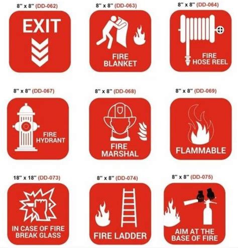 Red Fire Safety Signages For Industrial At Rs 390 Piece In Pune ID 2854202322212