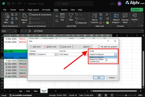 How To Sort In Excel