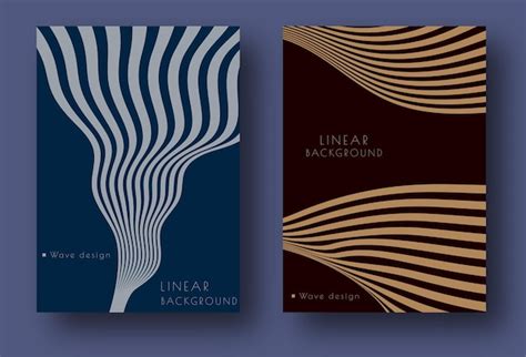 Premium Vector A Pattern Of Wavy Lines Luxurious Abstract Background