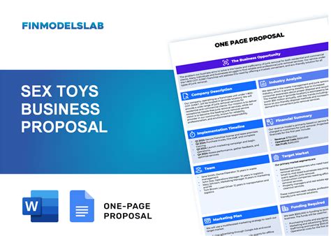 Sex Toys Business Proposal Updated 2025
