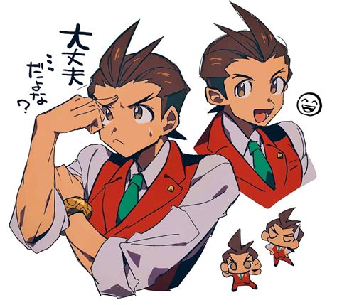 Apollo Justice Ace Attorney Drawn By Grgrton Danbooru