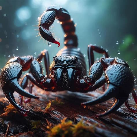 Scorpions Live In Their Natural Habitat Premium Ai Generated Image
