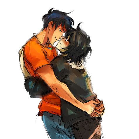 Nico Di Angelo And Percy Jackson Kissing