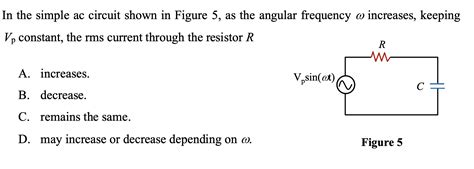 solved in the simple ac circuit shown in figure 5 ﻿as the