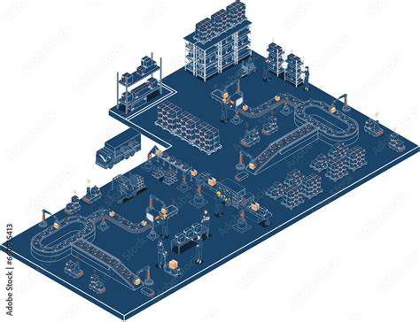 Intelligent Warehouse Technology Concept With Automated Warehouse Intelligent Warehouse Technology Concept With Automated Warehouse