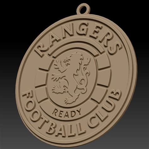 🗝️ Spfl Rangers Fc Keychain Badge Color Printable・ 3d File For 3d