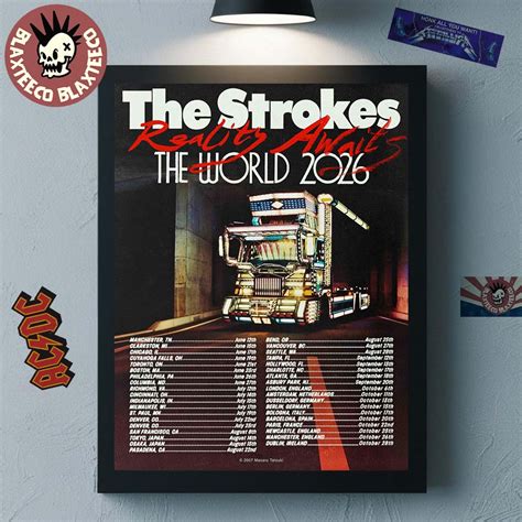 The Strokes Reality Awaits The World 2026 Tour North America And Europe