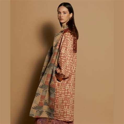 Bi Material Kaftan Cml Coat By Meisie Restoration Yard