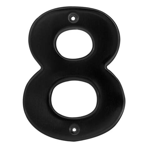 Número 8 Bold 4 Negro Lock