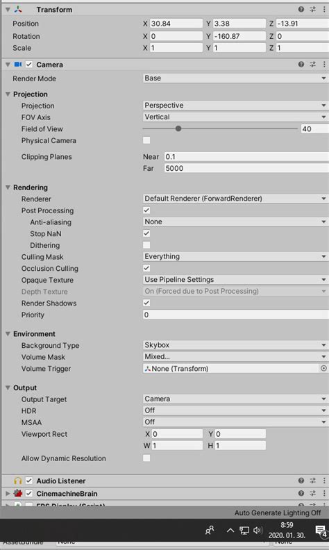Unity 20193 Lwrp Ui Dark On Linear Color Space Unity Engine Unity