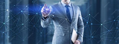 Premium Photo Network Telecommunication Concept On Server Room Abstract Digital Background