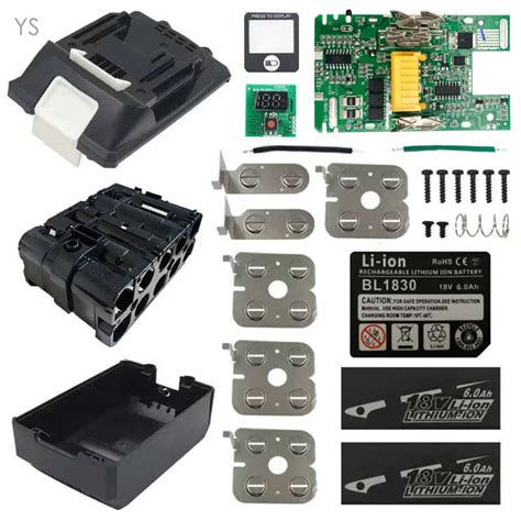Case Battery Bl1830 Li Ion Charging Protection Circuit Board Pcb Led