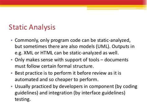 Static Analysis In Software Testing Cvio
