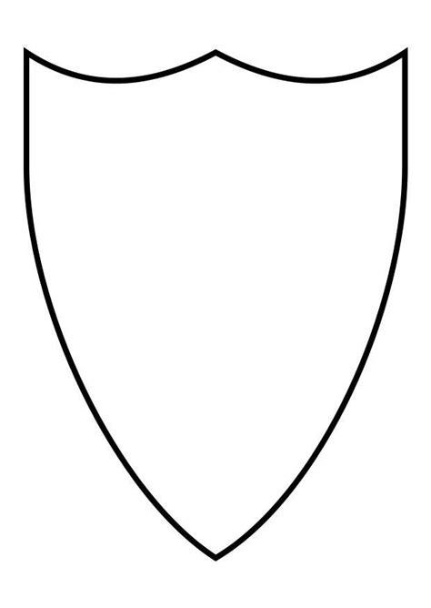 Coloring Page Shield Artofit