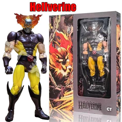 Spot Goods Hellverine Action Figure Marvel Wolverine Ct Toys Model