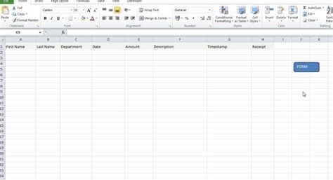 Creating An Excel Userform Made Easy