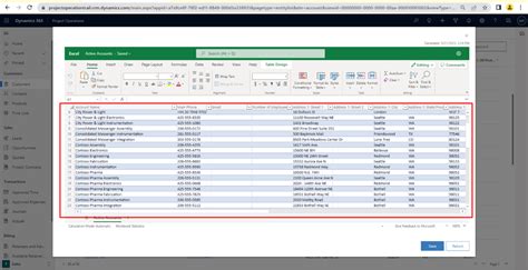 Create Records In Dynamics Crm Using Microsoft Excel Online Power