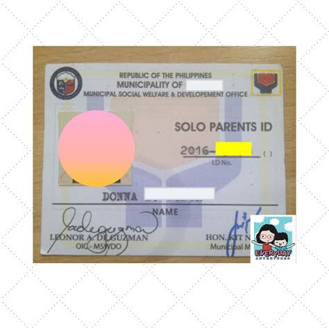 Applying For Solo Parent ID Everyday Adventures