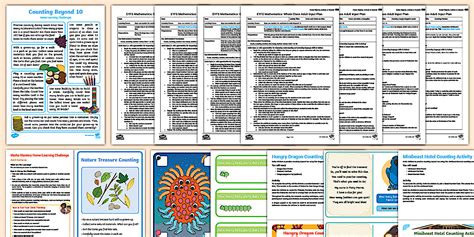 Eyfs Maths Says One Number For Items Beyond 10 Planning Pack