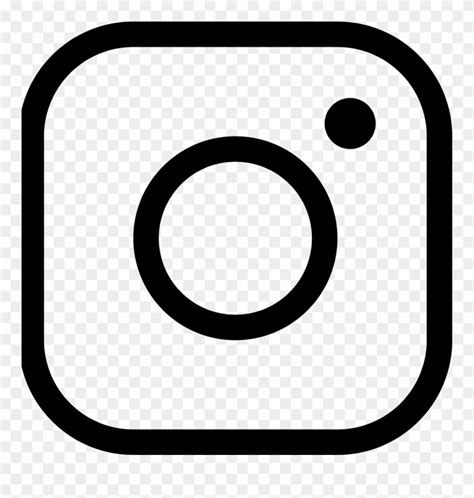 Download Instagram Icon Free Instagram Logo Black Clipart 1580825 Pinclipart