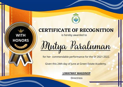 School Recognition Day Background