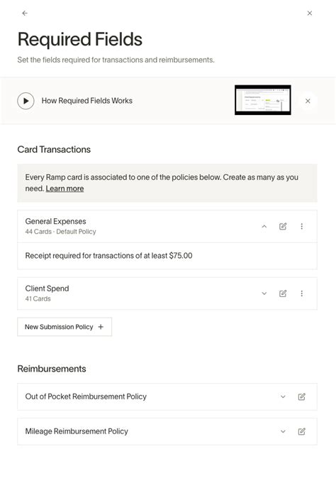 Submission Policies Ramp