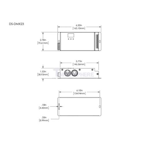 Dmx Spi Decoder Digital Rgb Addressable Led Decoder Controller Vdc